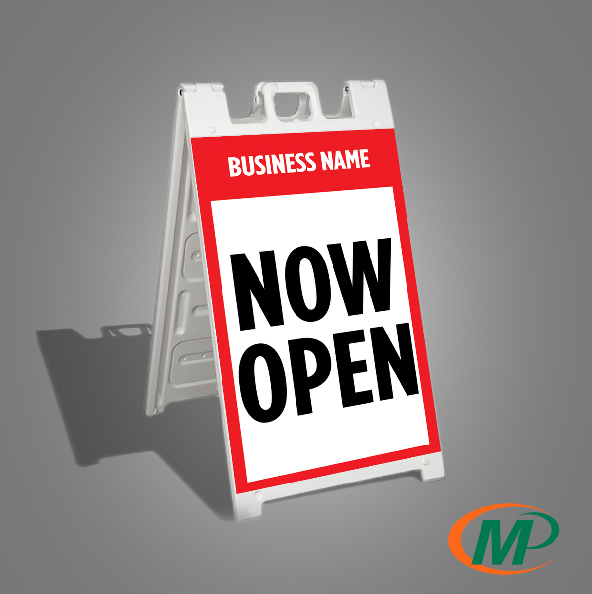 Business Name Now Open Sidewalk Signs - Minuteman Press San Antonio TX ...