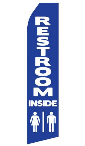 Restroom Inside Feather Flags | Stock Design — Minuteman Press San ...